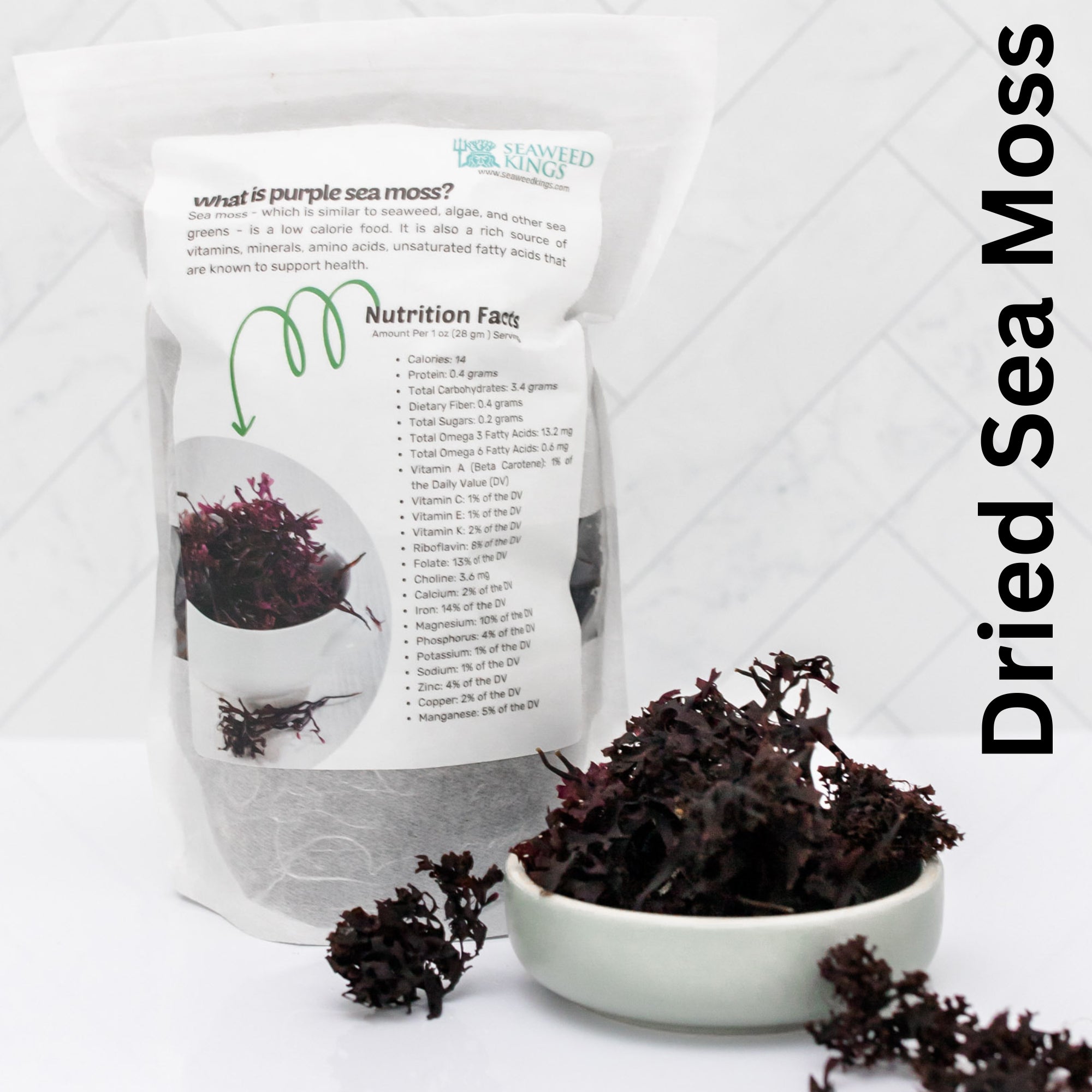 Know Everything About Dried Sea Moss - Seaweed Kings
